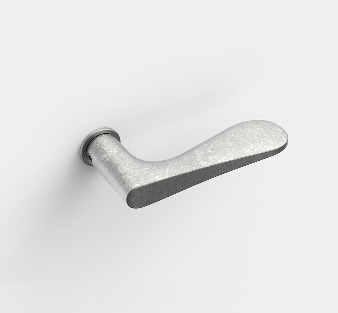 Handles in pure untreated aluminium for modern architecture – FSB