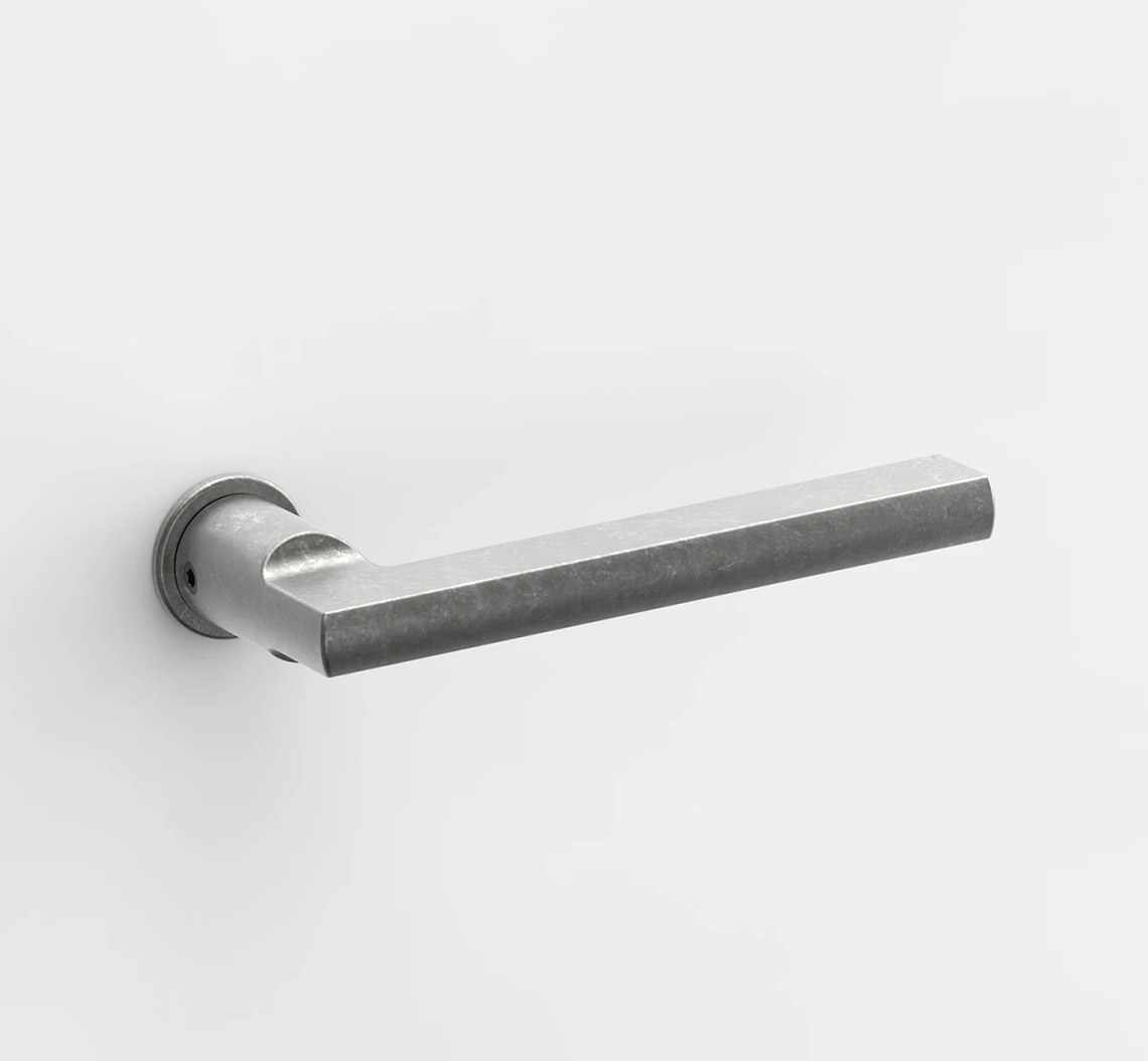 Handles in pure untreated aluminium for modern architecture – FSB