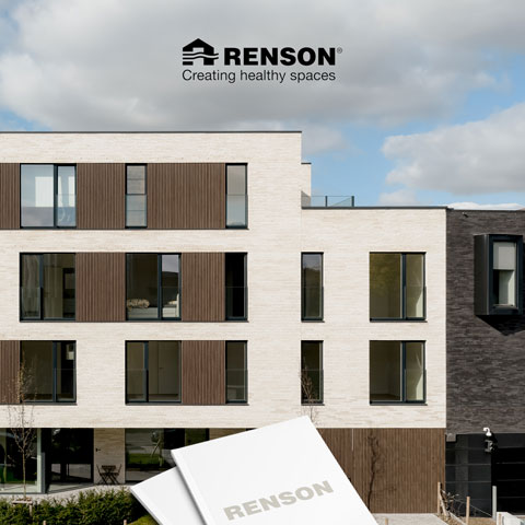 Linarte wood-effect slat cladding by Renson: fire safety and minimal ...