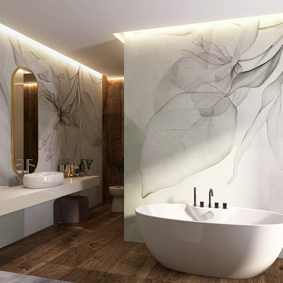 Rimura custom wallpaper: visualize your project with Virtual Wall Decor