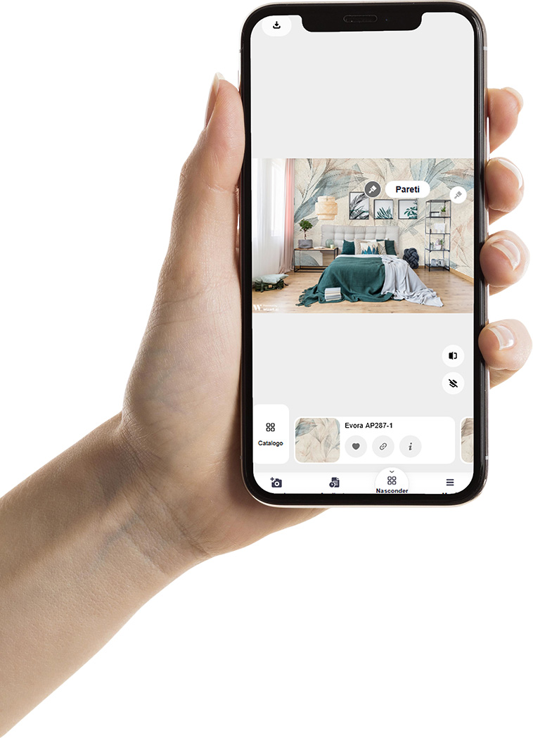 Rimura custom wallpaper: visualize your project with Virtual Wall Decor